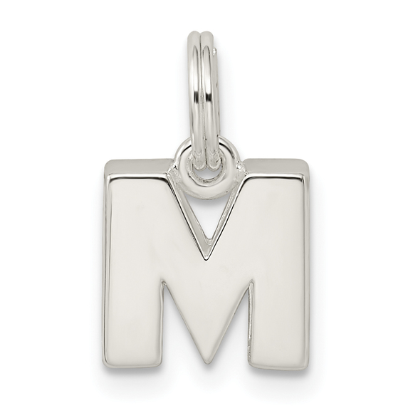 Tiley & Bells | Jewelry | Sterling Silver Letter M Initial Charm | Poshmark